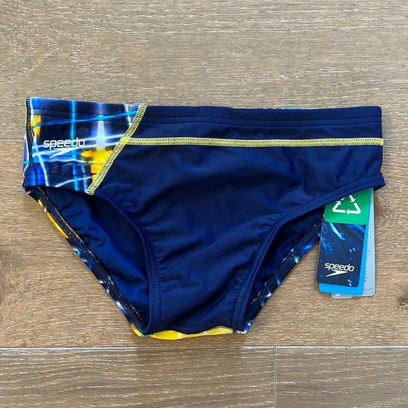 Speedo | Swim | Nwt Speedo Powerflex Eco Swim Briefs In Sapphiregold 3 ...